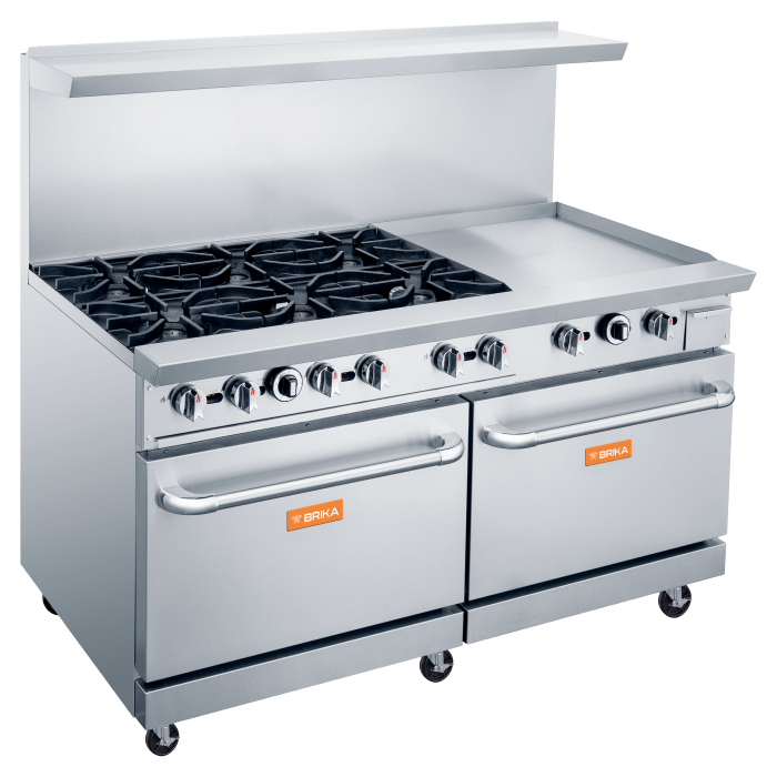 Gas Ranges | Restaurant Equipment | Brika | Toronto & British Columbia
